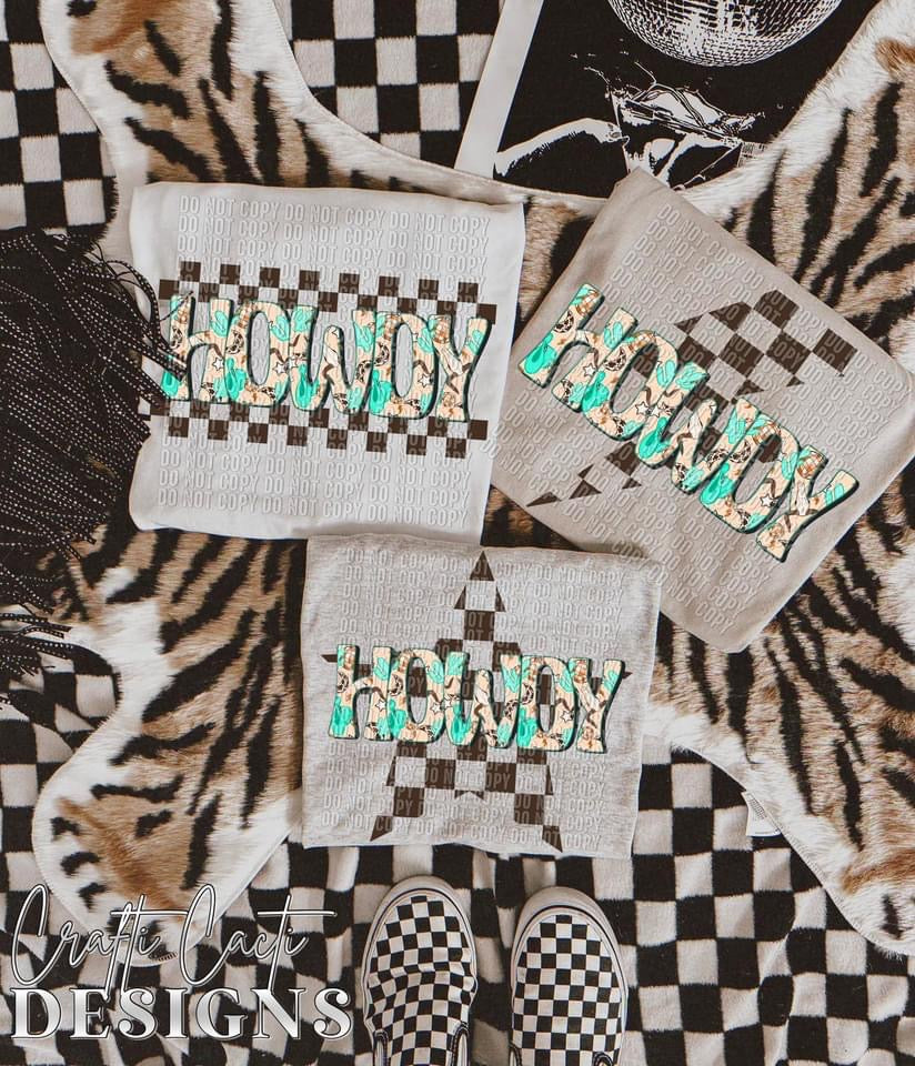 Western checkered howdy – West Texas Vinyls