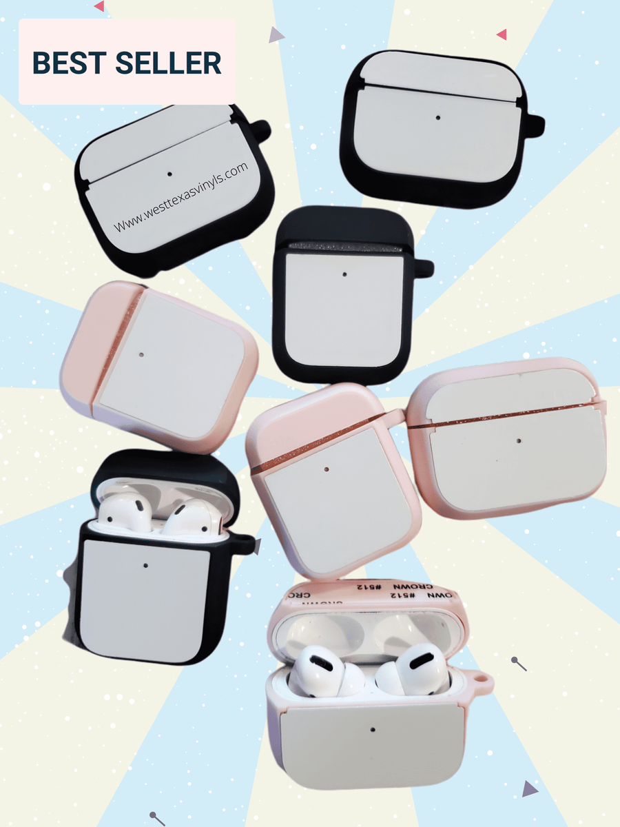 Blank airpods silicone case – West Texas Vinyls